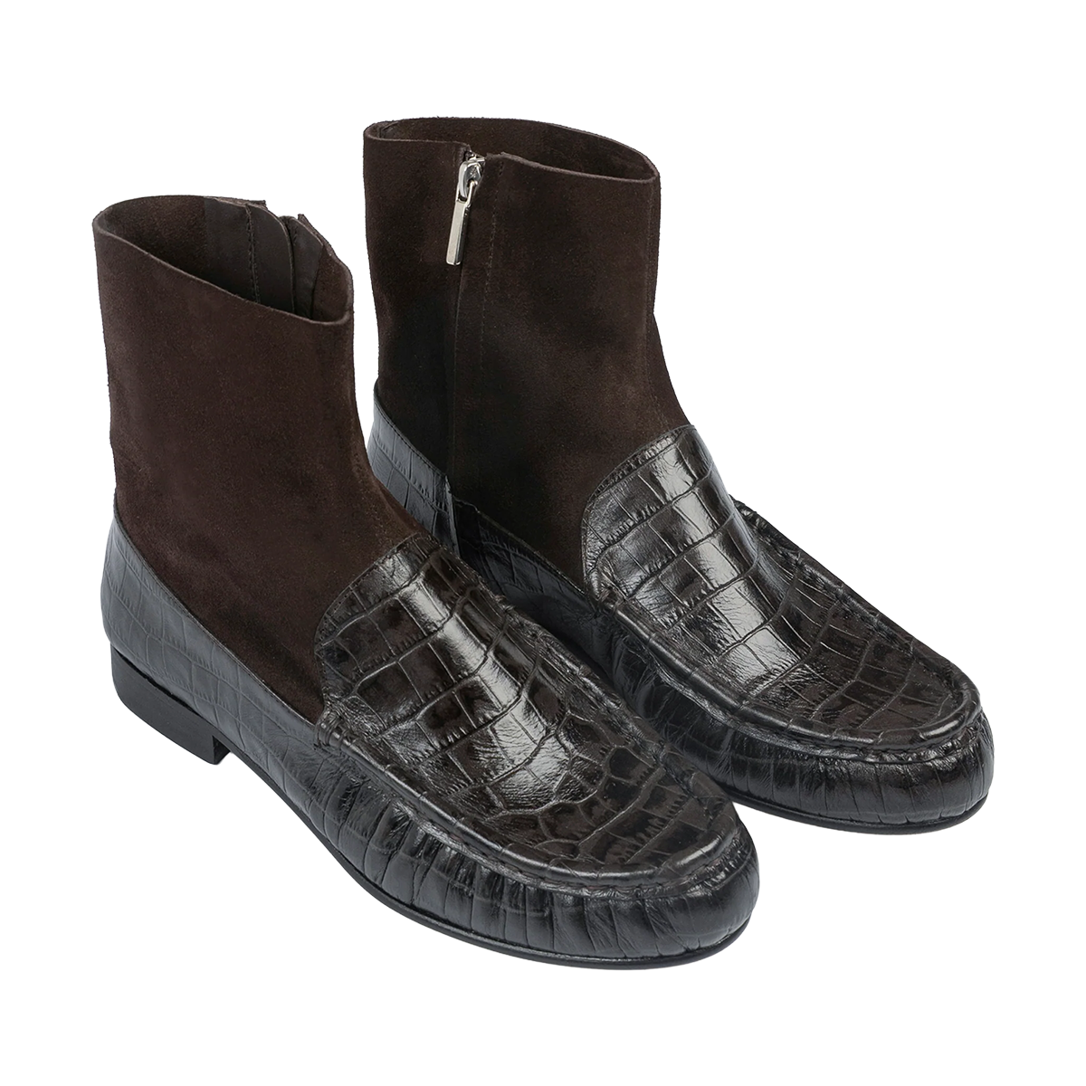 Cordera (Botín Loafer Rama Efecto Cocodrilo) ÉBANO - WOW concept – WOW ...