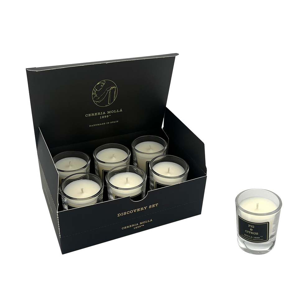 Cerería Molla 1899 (Set de Velas 3 ) Ivory / Black CEM8CHF00025WAU ...