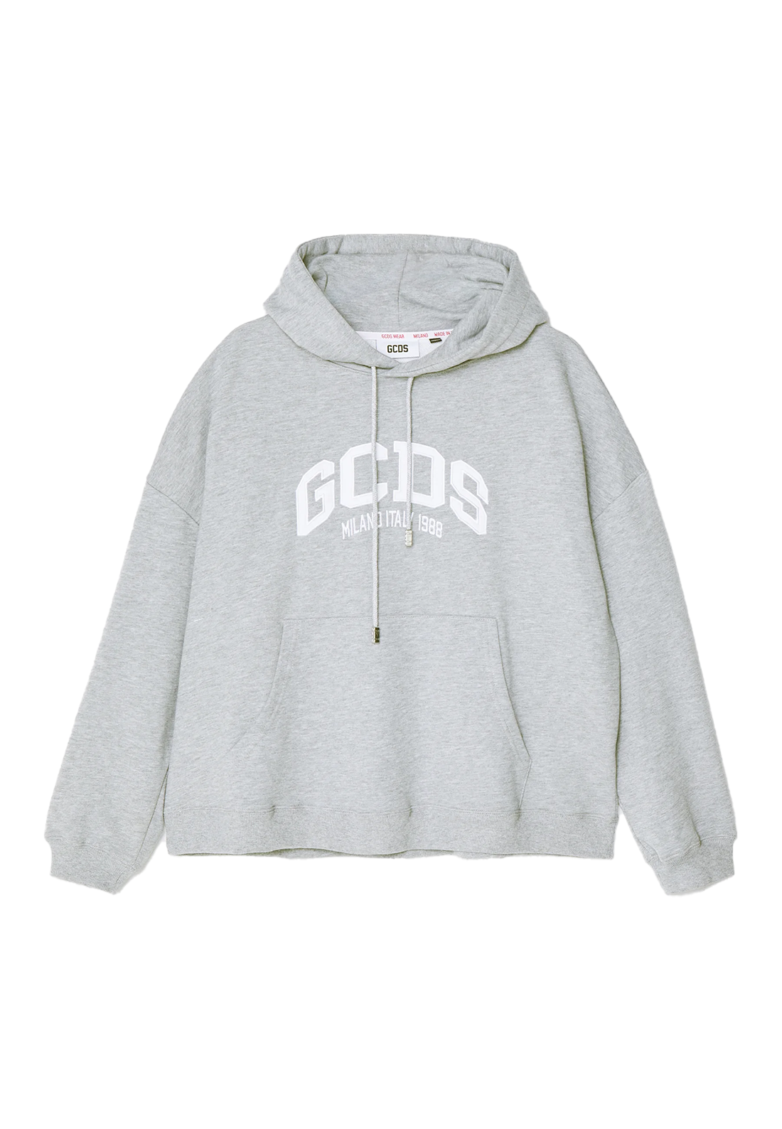 GCDS (Lounge Logo Hoodie) Grey - WOW concept – WOW Concept