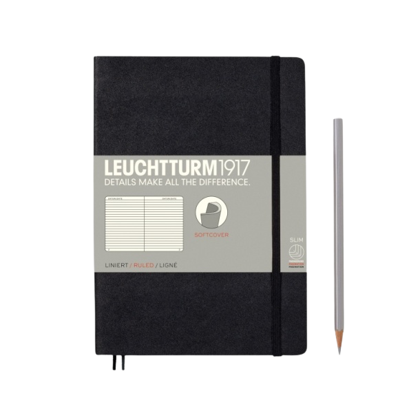 Leuchtturm 1917 (Leuchtturm 1917 Medium A5 Notebook, Cover) Black - WOW ...