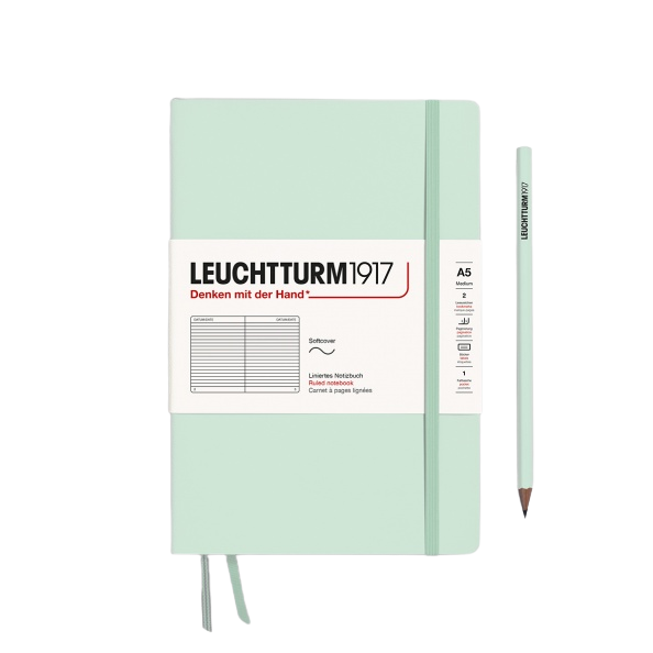 Leuchtturm 1917 (Leuchtturm 1917 Medium A5 Notebook, Cover) Green - WOW ...