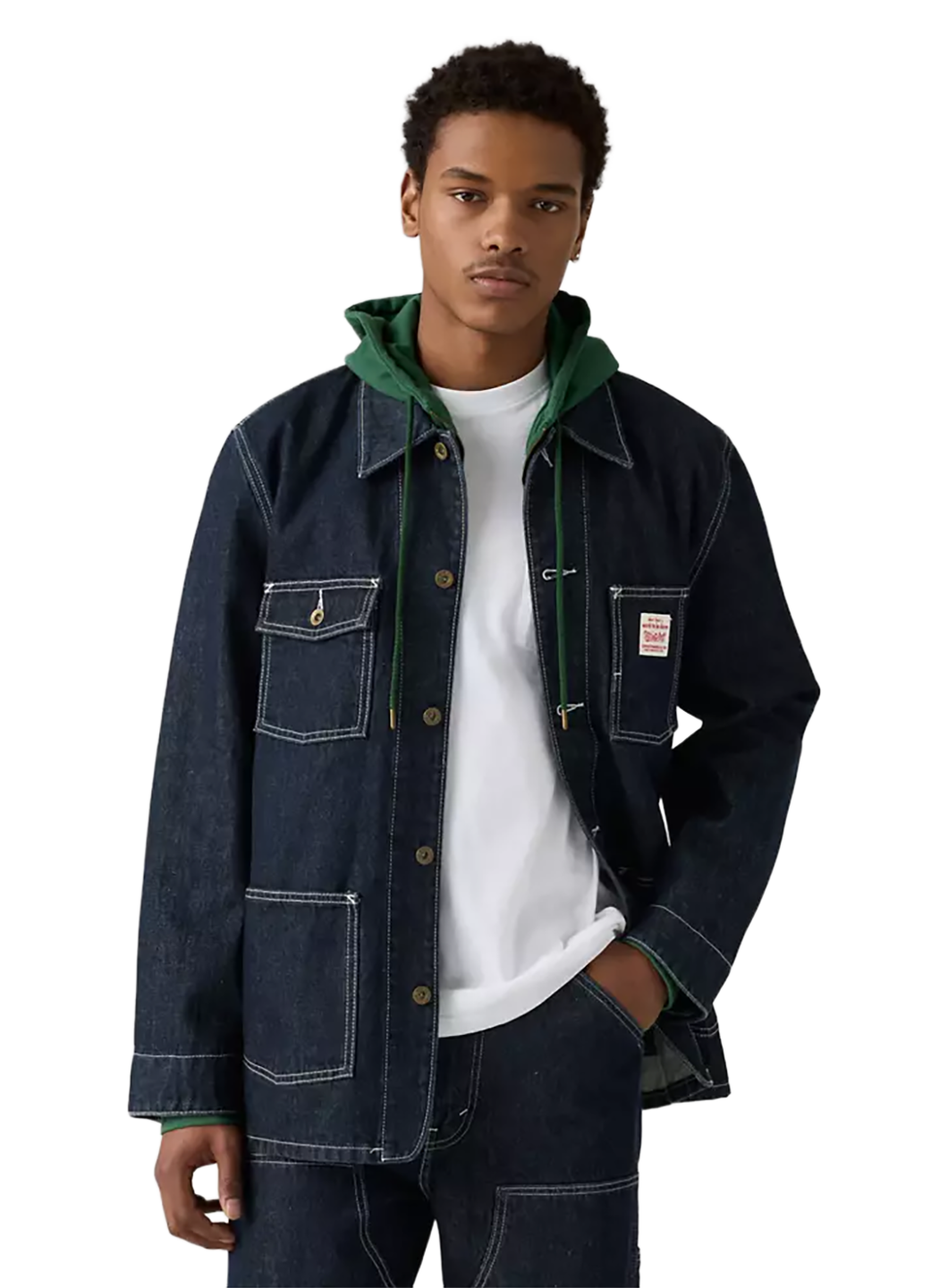 Levi's (Chaquetra Updated To Broadway ) DARK INDIGO - FLAT FINISH ...