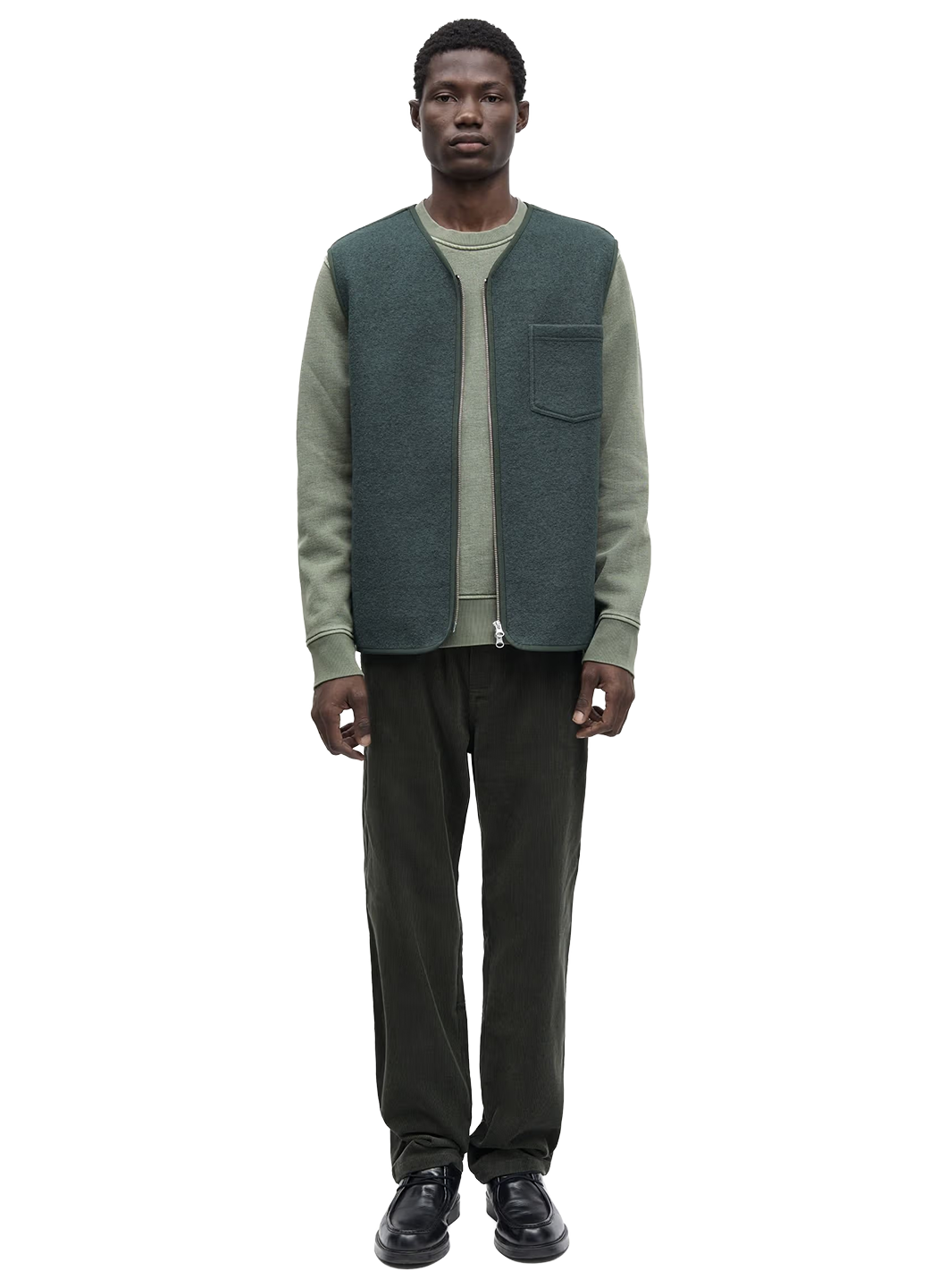 Samsoe Samsoe (Pantalón C Jabari X) Dark Evergreen SAS1TRO00010CTM ...