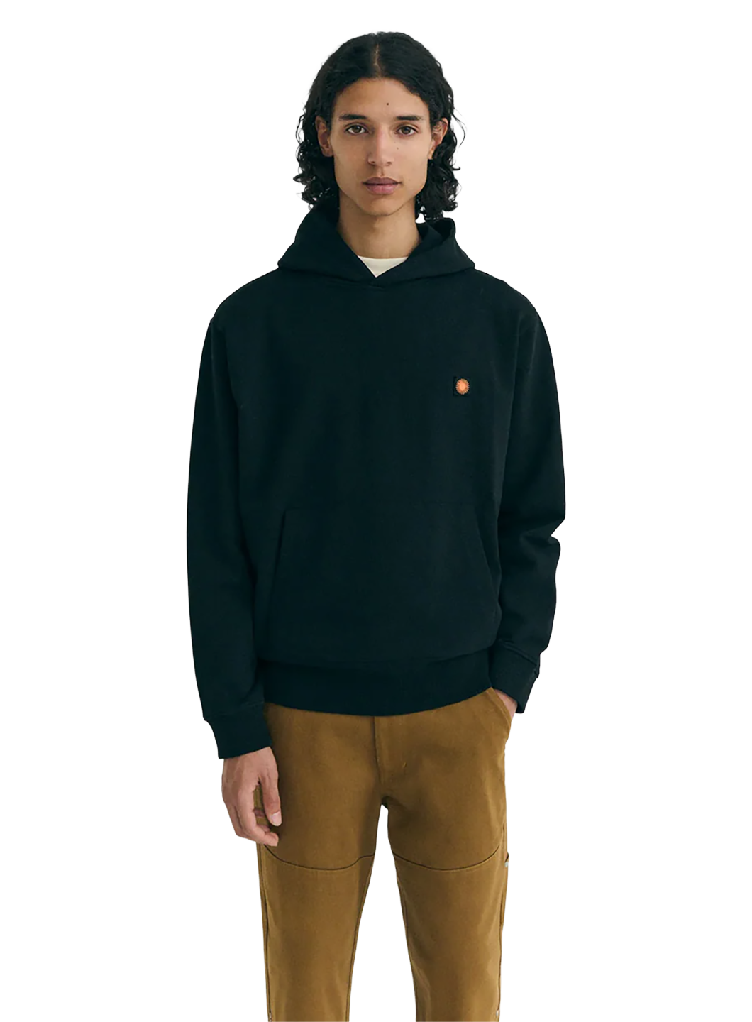 Thinking Mu (Hoodie black sun orange back Simon) Black TKM1SWE00015OCM ...